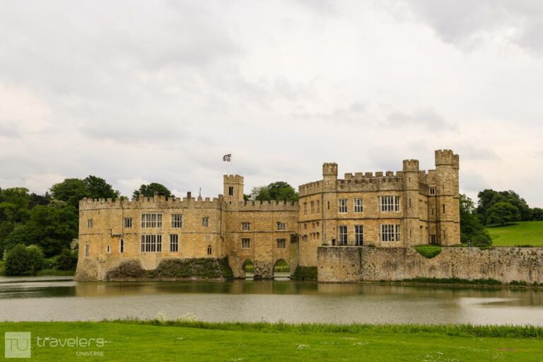 Leeds Castle and its ancient moat