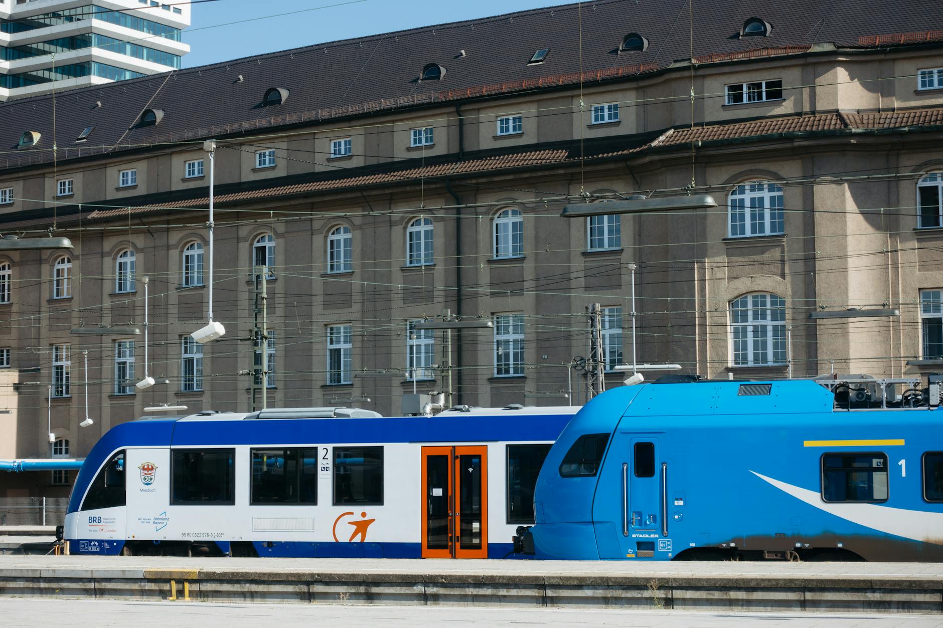 S-Bahn train at Munich railway station
